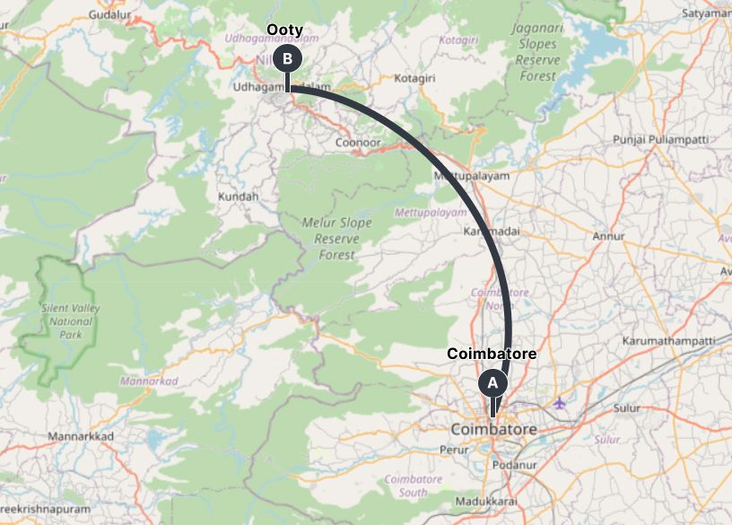 Coimbatore to Ooty Cabs – Ride at Your Fare | inDrive