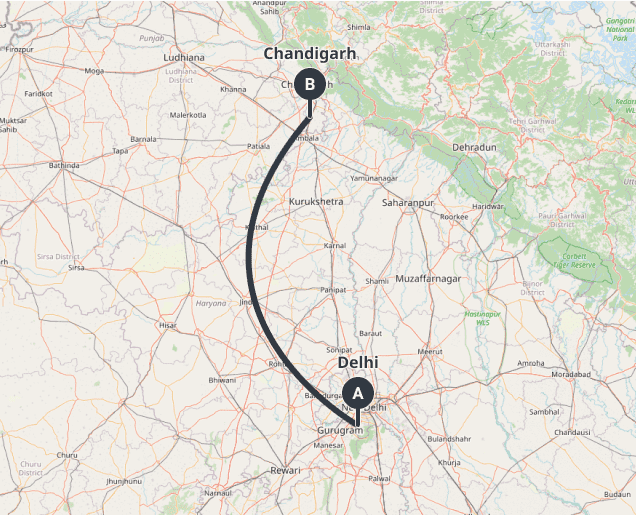 Delhi to Chandigarh Cabs – Ride at Your Fare | inDrive