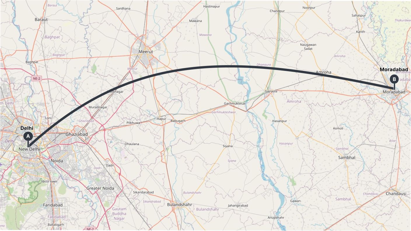 Delhi to Moradabad Cabs – Ride at Your Fare | inDrive.Outstation