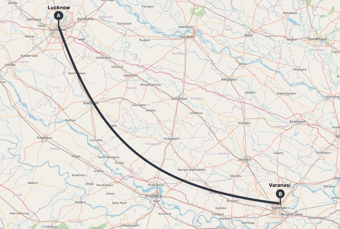 Lucknow to Varanasi Cabs: Ride Services at Your Fare | inDrive.Outstation