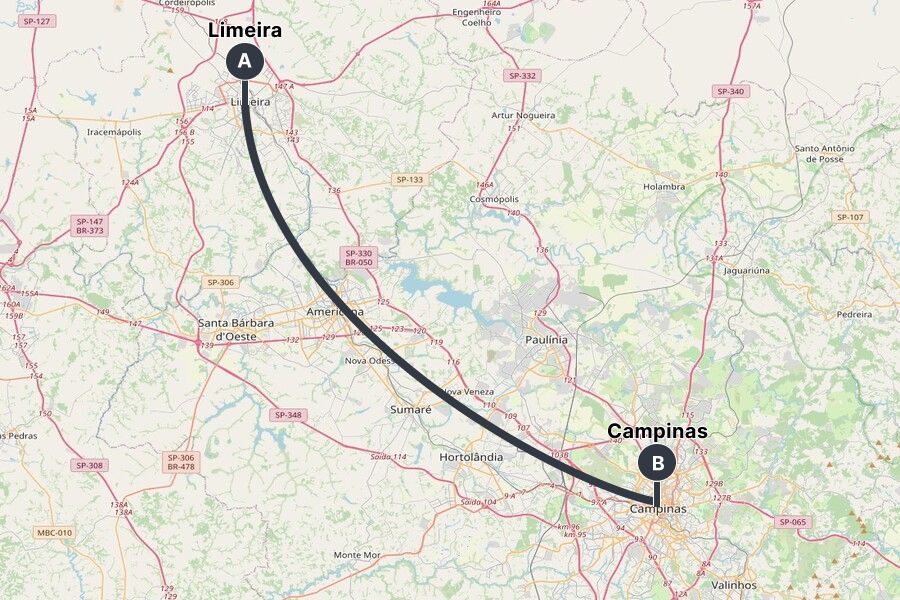 Limeira SP para Campinas SP: Viagem de Ônibus | inDrive