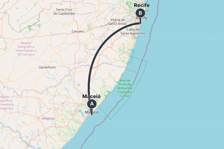 Como Chegar de Maceió para Recife: Alternativa ao táxi com InDrive