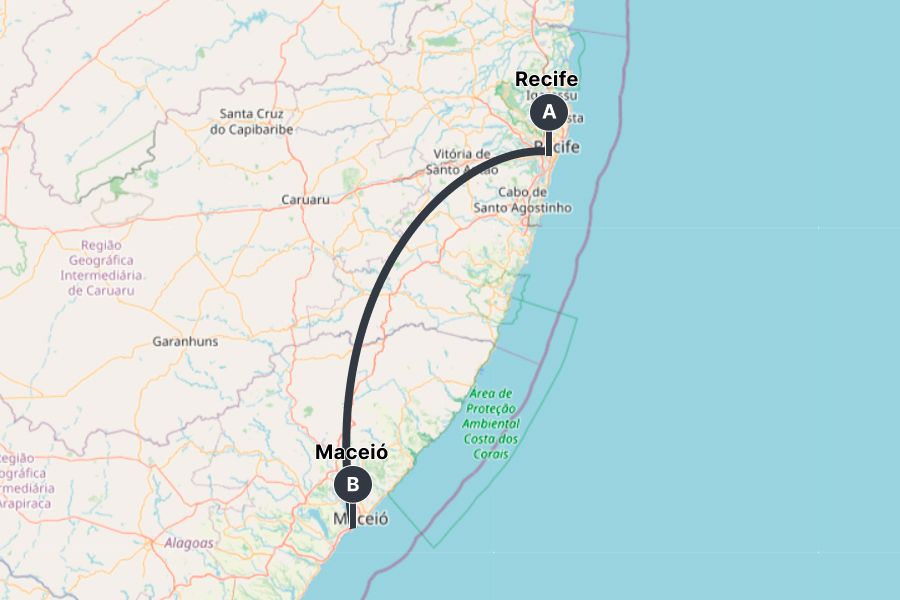 Viagem de Recife para Maceió: Alternativa ao Ônibus | inDrive